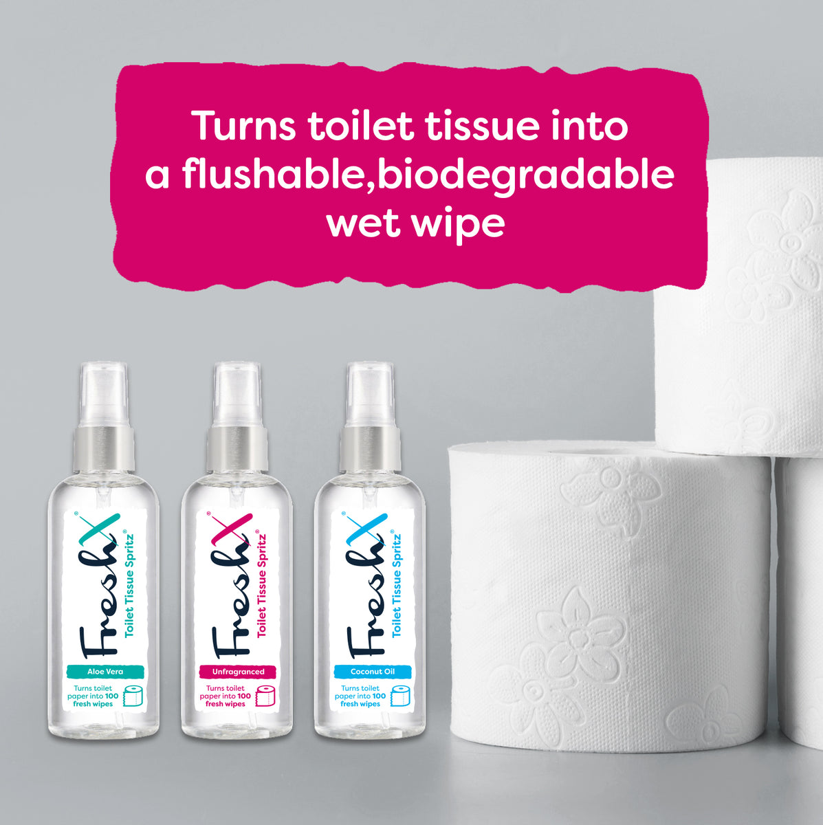 FreshX Toilet Paper Spray: A flushable eco friendly alternative to wet ...